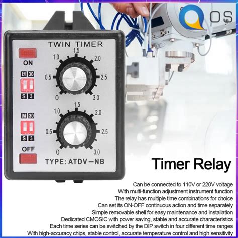 ราคาถกสดControl Time Switch Relay On Off Timer Relay Multi Section ATDV NB AC110V 220V