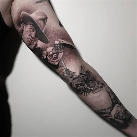12 Western Tattoo Sleeve Ideas To Inspire You