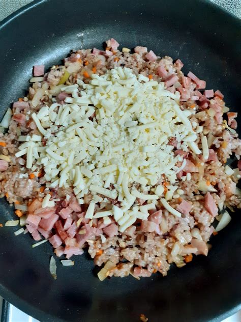 베이컨 치즈 볶음밥