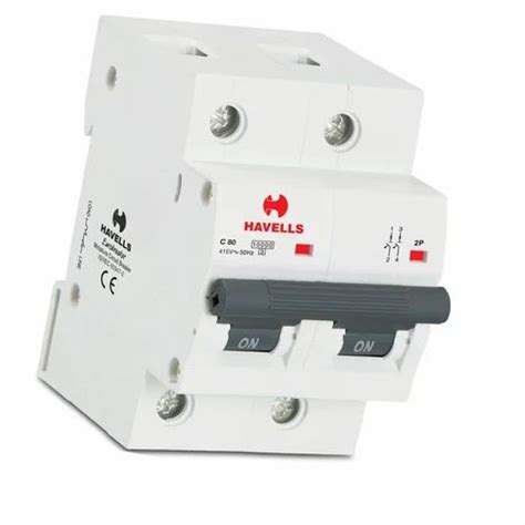 Havells A DP MCB Euro Type C Curve KA DHMJCDPF Pole At Rs In Paravur