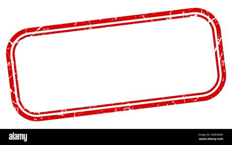 Blank Stamp Blank Rectangular Stamp Isolated On White Background Stock Vector Image And Art Alamy