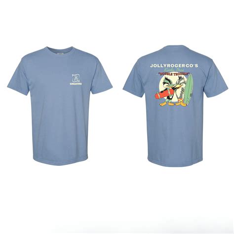 Kooka Bros Adult Short Sleeve Tee Jolly Roger Company Surf Skate