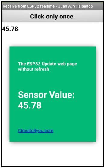Esp32 Sends Data To The App Over Wifi In Realtime Javascript Ajax