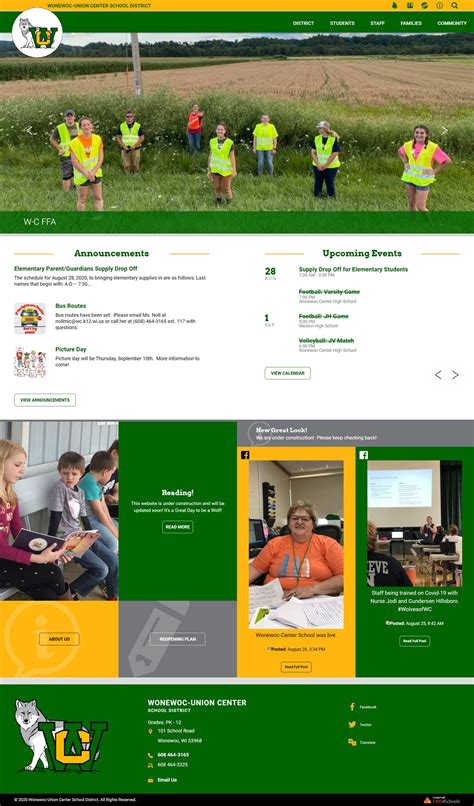 4schools Congratulations To Wonewoc Center School On