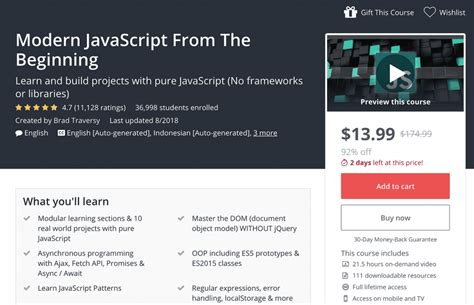 9 Best Javascript Programming Courses Classes Tutorials Online