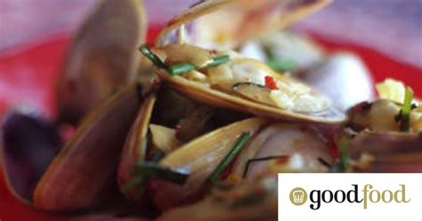 Steamed Pipis In A Chilli Chive Broth