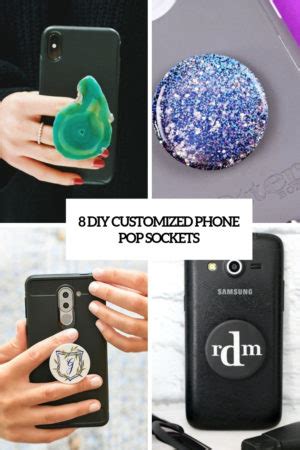 8 Diy Customized Phone Pop Sockets Shelterness