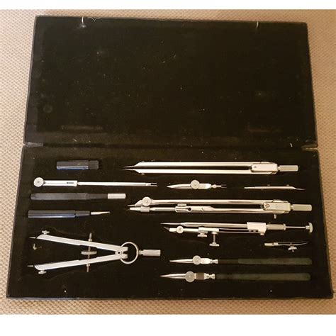 Rare Vintage Bofa Geometry Technical Compass Set D413 Hobbies And Toys