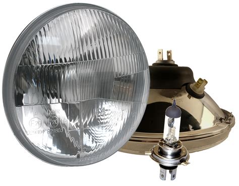 Classic 7 Inch Halogen Headlight Kit With Daytime Running Light