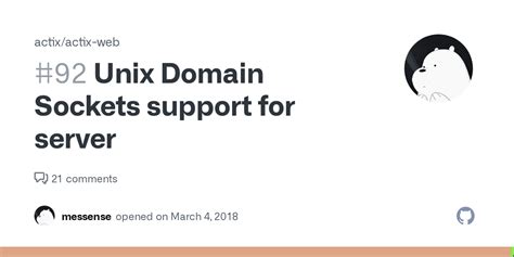 Unix Domain Sockets Support For Server · Issue 92 · Actixactix Web