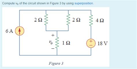 solved compute vo of the circuit shown in figure 3 by using