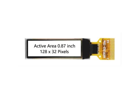 0 87 Inch Oled Display 128x32 Pixels Suitable For Multiple Uses In Various Industries Oled