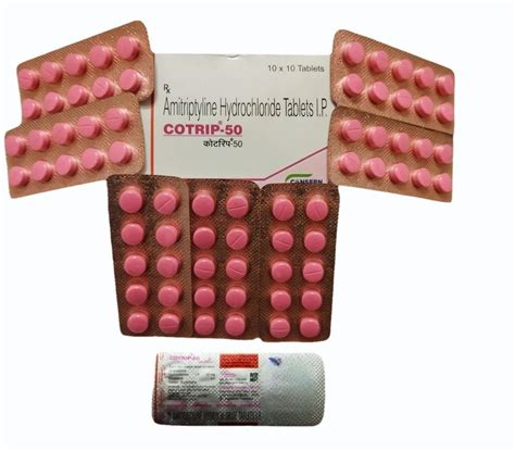 Amitriptyline Hydrochloride 50mg Tablets At Best Price In Nagpur