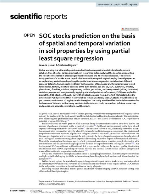 Pdf Soc Stocks Prediction On The Basis Of Spatial And Temporal