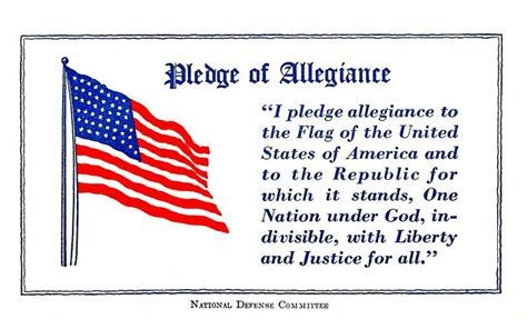 Recite The Pledge To Flag My Flag I Hereby Pledge Allegiance To My