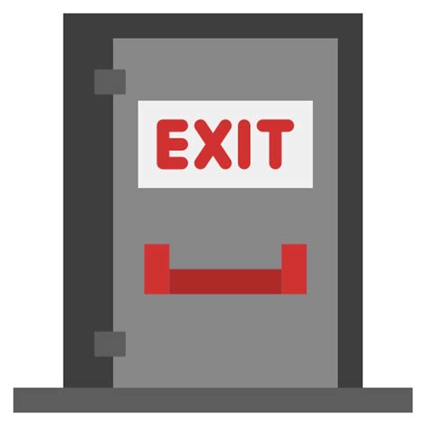 Exit Door Generic Flat Icon