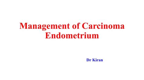 Ca Endometrium Pptx