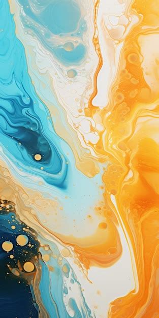 Premium Ai Image Fluid Organic Forms A Fusion Of Colors And