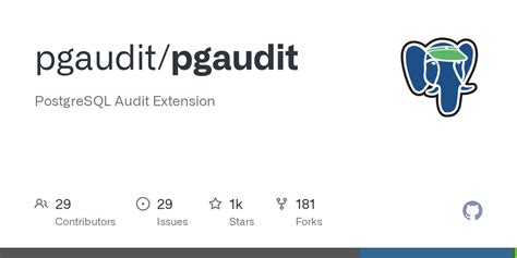 Pgauditreadmemd At Main · Pgauditpgaudit · Github