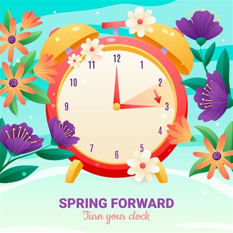 Premium Vector Gradient Spring Forward Illustration