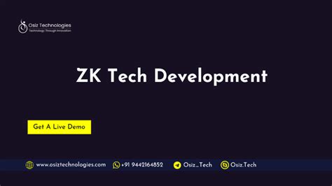 Zk Tech Development Zero Knowledge Tech Development