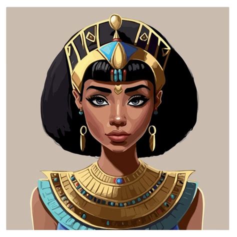 Ancient Egyptian Girl Drawing