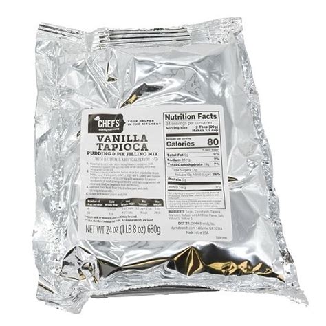 Chefs Companion Tapioca Pudding Mix 24 Ounce 12 Per Case