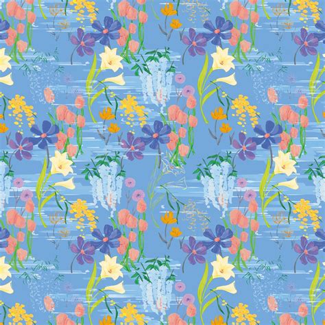 텍스타일 패턴 디자인 화원 패턴·샘플제작 포트폴리오 크몽