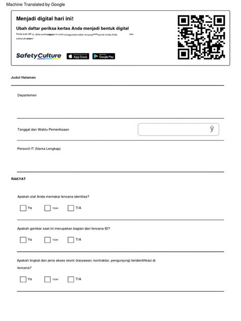 Cyber Security Checklist Safetyculture Pdf