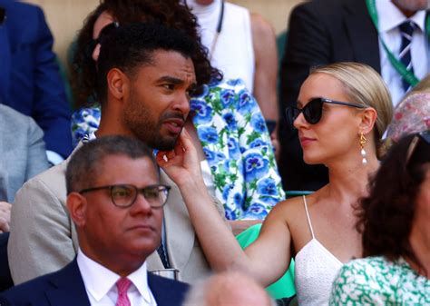 Regé Jean Page And Girlfriend Emily Brown Attend Wimbledon Ps Celebrity
