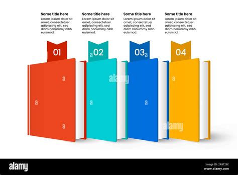 Infographic Template With 4 Options Or Steps Books Can Be Used For