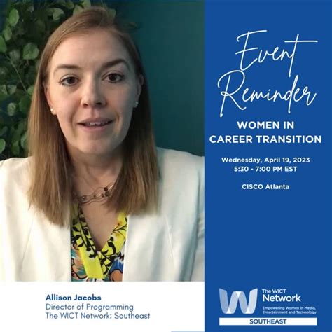 The Wict Network Southeast On Linkedin Hear From Allison Jacobs
