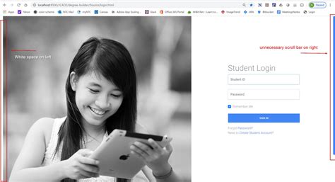 Javascript I Cannot Get The Image To Be Responsive For A Login Split