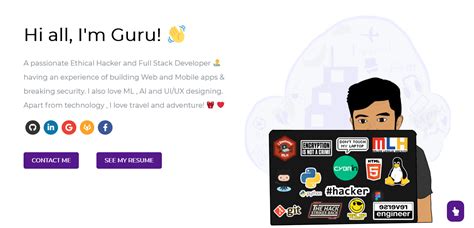 github hackyguru hackyguru readme of my github profile
