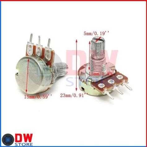 Jual B K K OHM POTENSIOMETER MONO POTENSIO METER VARIABLE RESISTOR