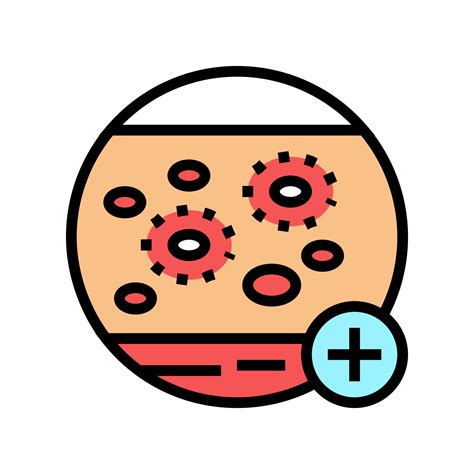 Skin Infections Color Icon Vector Illustration 18781348 Vector Art At