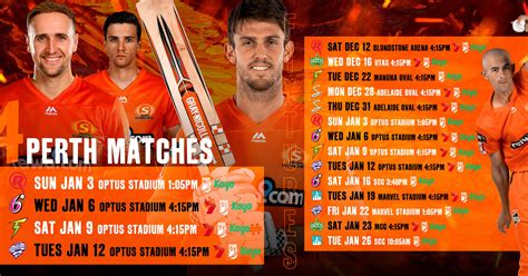Scorchers To Play At Optus Stadium Bbl Back In Perth January 2021 So