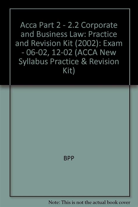 Acca Part 2 22 Corporate And Business Law Exam 06 02 12 02