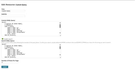 Report With Custom Swql Query Search Swql Query Solarwinds Sdk
