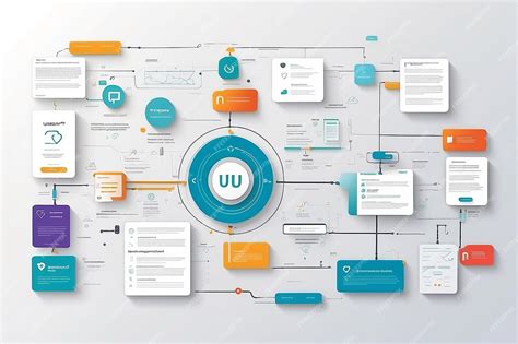 Premium Photo Ux Ui Flowchart Application Development Prototype Designuser Experience Concept