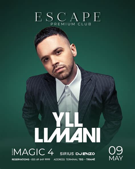 09 May Ylli Limani Escape Premium Club Tirana