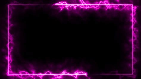 Abstract Animated Light Neon Effect Rectangle Frame Loop Background For Presentation 19834805