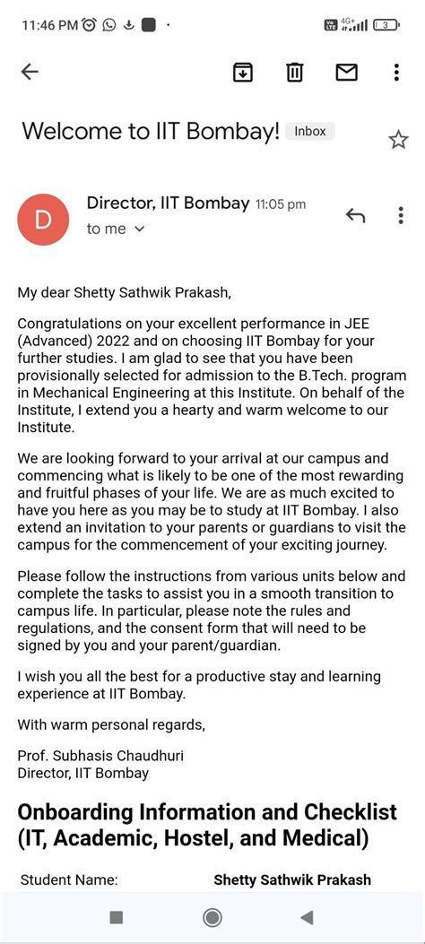 Sathwik Shetty On Linkedin Iitbombay Jeeadvanced Iitian