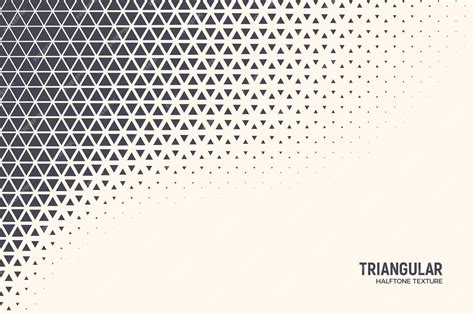Premium Vector Triangles Halftone Pattern Geometric Curved Border Technology Abstract Background