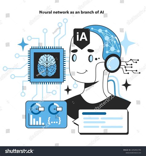 Neural Network Branch Ai Selflearning Computing Stock Vector Royalty