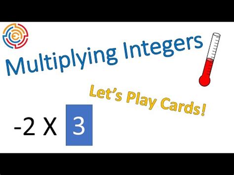 Using Cards To Understand Multiplication Of Integers Math 7 YouTube