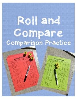 Roll And Compare By Joyful Creations By Savannah TpT