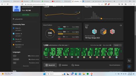 Priyank Mehta On Linkedin Thankyouall Leetcode Consistency Programming Leetcodestreak