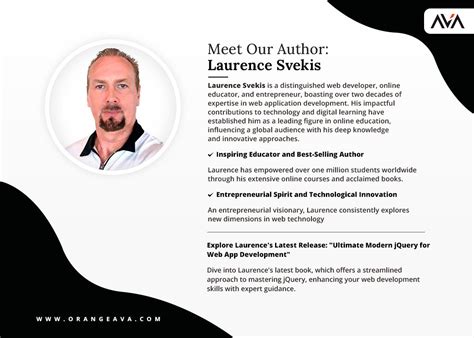 ava™ an orange education label on linkedin meetourauthor laurencesvekis webdevelopment