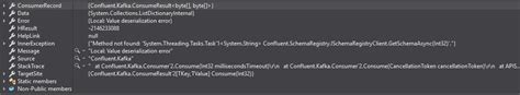 C Kafka Avro Value Deserialization Issue Stack Overflow